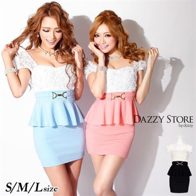 Dazzy storeプラムタイトスカートドレス(デイジー/Dazzy ) - フリマアプリ&サイトShoppies[ショッピーズ]