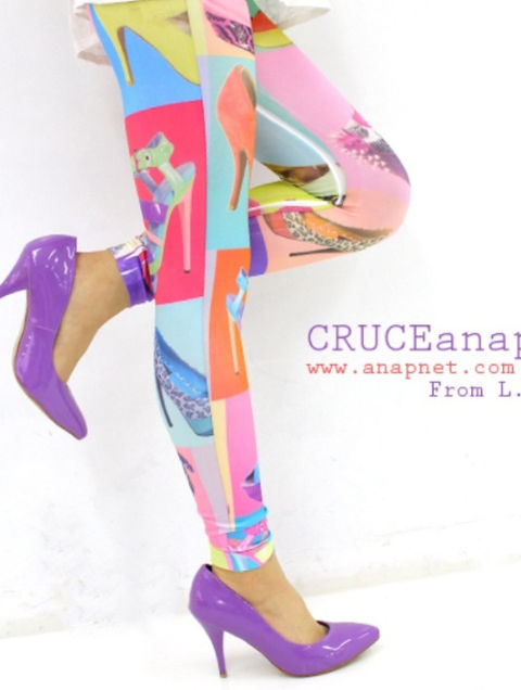 シューズデザインレギンス(アナップ/ANAP ) - フリマアプリ&サイトShoppies[ショッピーズ]